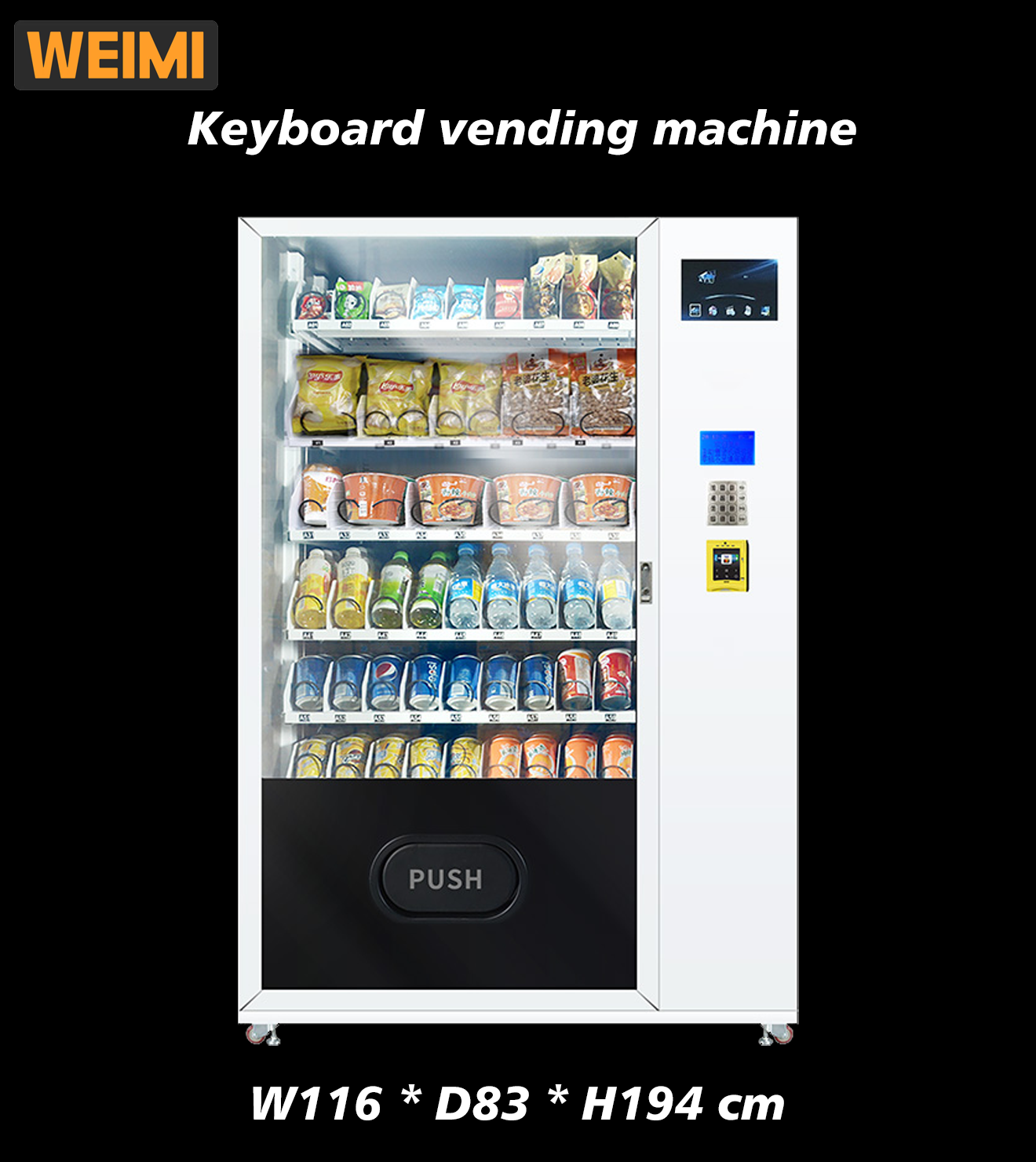 Distributeur automatique combiné de boissons et de snacks, prix d'usine ...